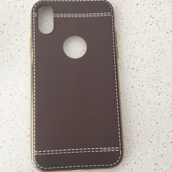 Accessories | Apple Iphone X Case Silicone Soft Cover Brown | Poshmark